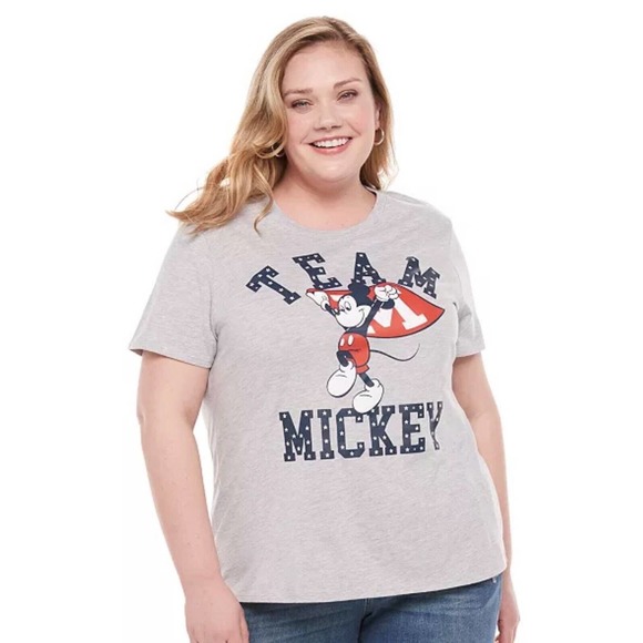 Disney | Tops | Disneys Patriotic Mickey Mouse Womens Team Mickey ...
